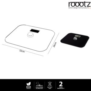 Hotel Scale in BLACK or WHITE color- Roootz